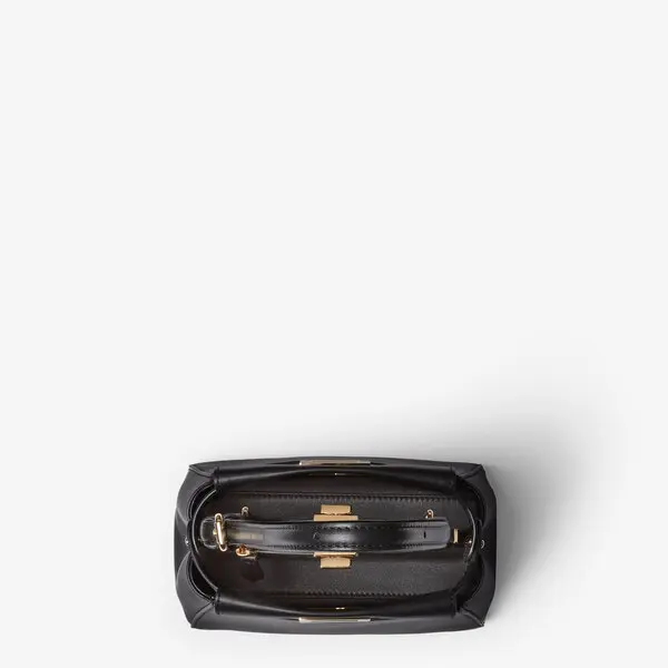 Fendi My Peekaboo Xs Black Leather Bag